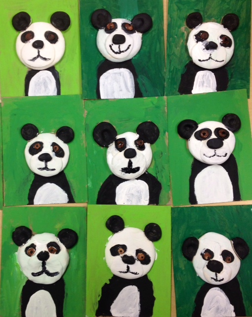 Panda Sculptures - Art Teacher in LA