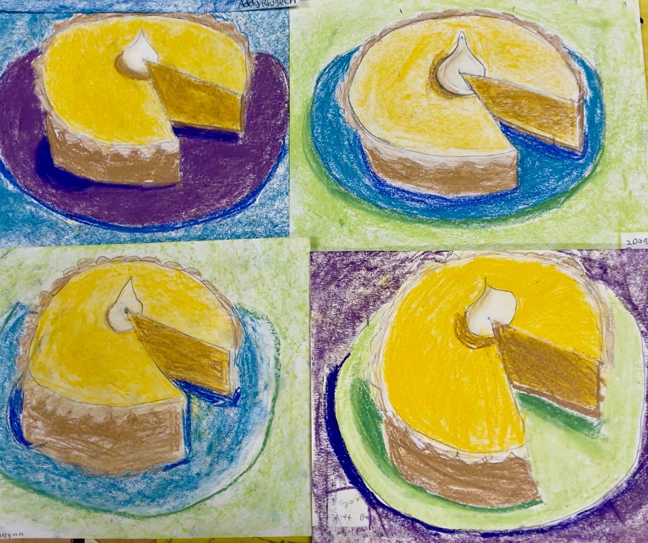 Fun Fall Art: PIES Blending and Shading Techniques - Art Teacher in LA
