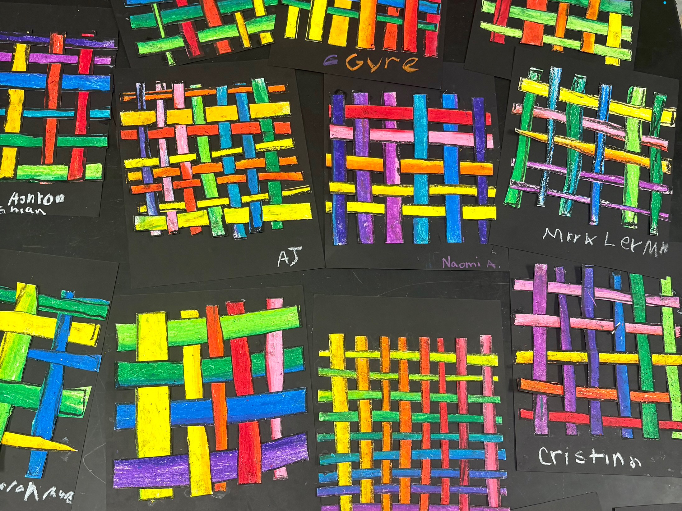 Paper Weaving Art Lesson - Art Teacher in LA